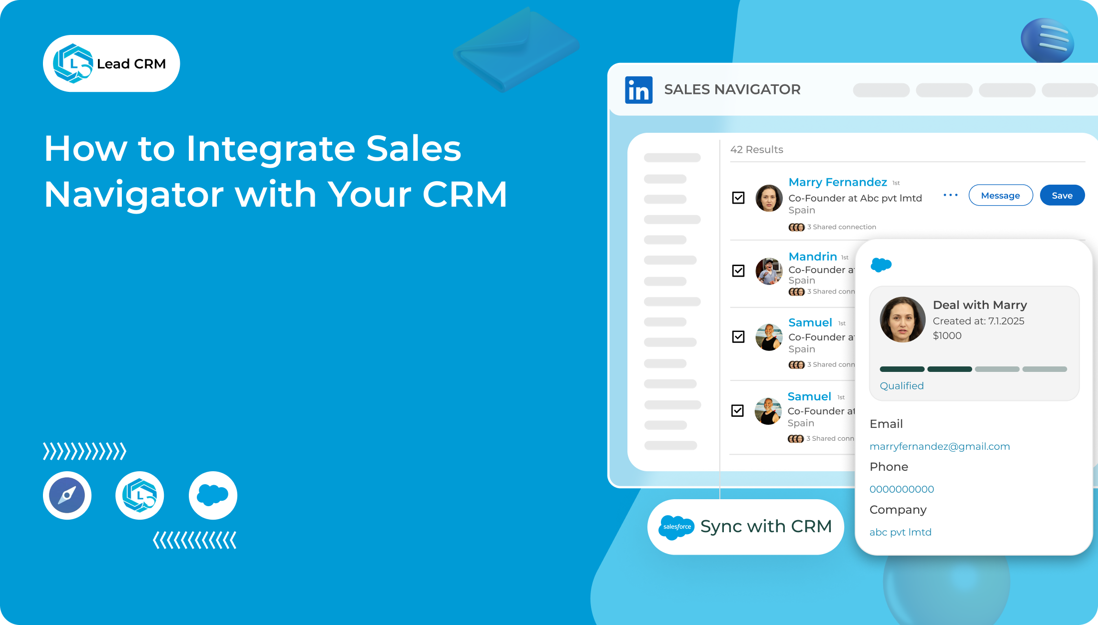 Boost Sales Efficiency: Sales Navigator + CRM