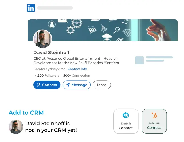 LeadCRM.io: The #1 LinkedIn to HubSpot Integration | 1-Click Sync